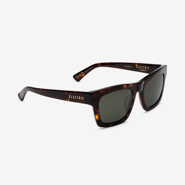 Electric Crasher 49mm Tortoise Sunglasses Grey Polarized