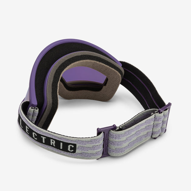 Electric Visual Hex Snow Goggle - Volt Stripe Purple / Purple Chrome