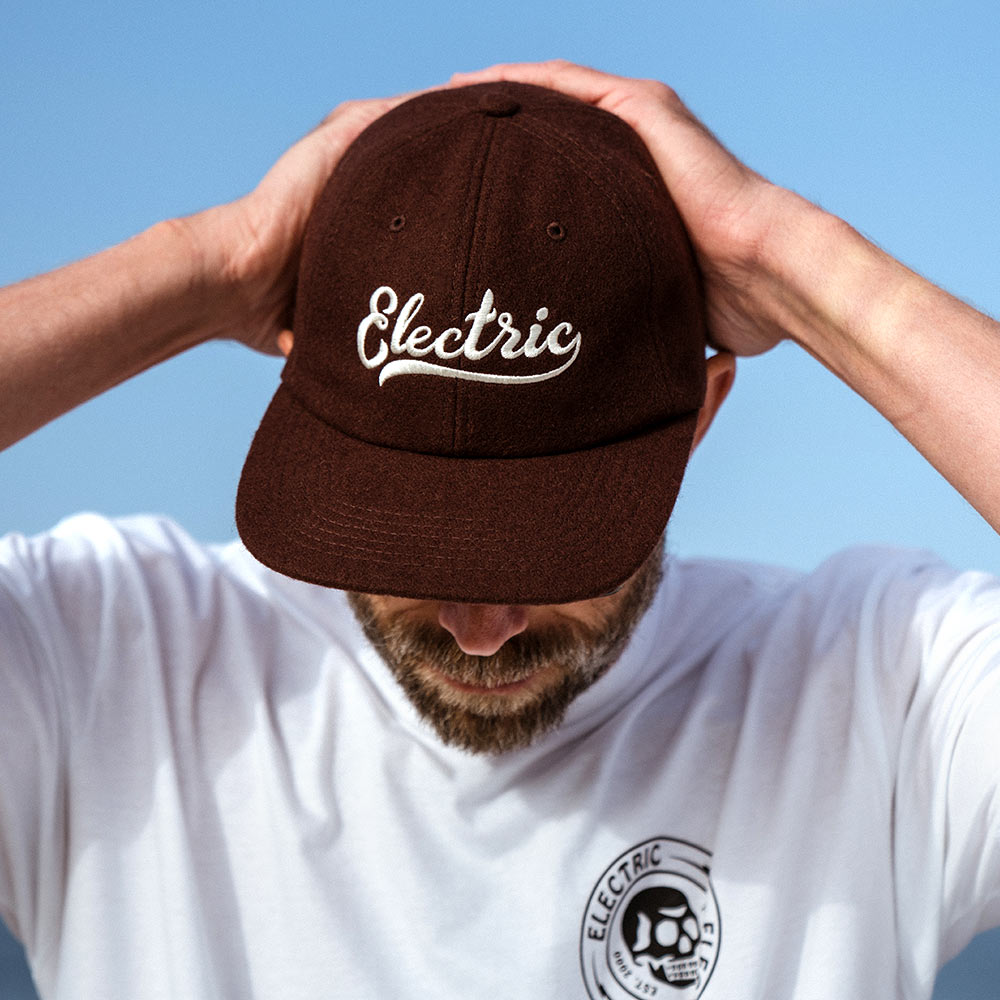 Electric Script Hat Brown